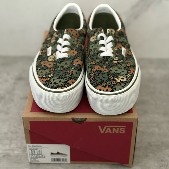 Vans | Shoes | Vans Camo Floral Platform Sneakers Era Stackform | Poshmark